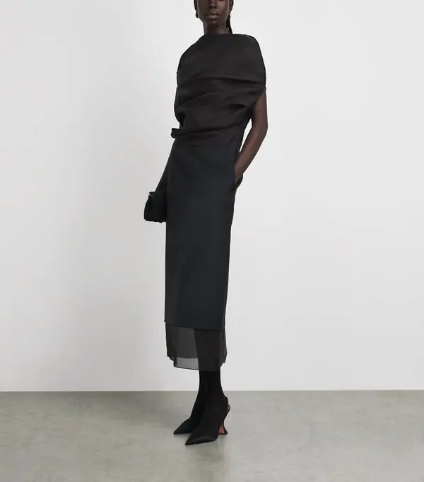 VORANIDA Silk Rhea Midi Dress