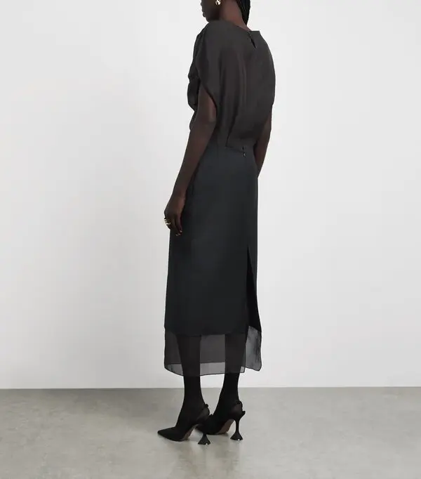 VORANIDA Silk Rhea Midi Dress