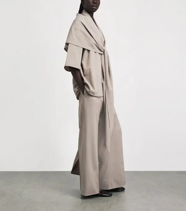 VORANIDA Layered-scarf Roth T-shirt