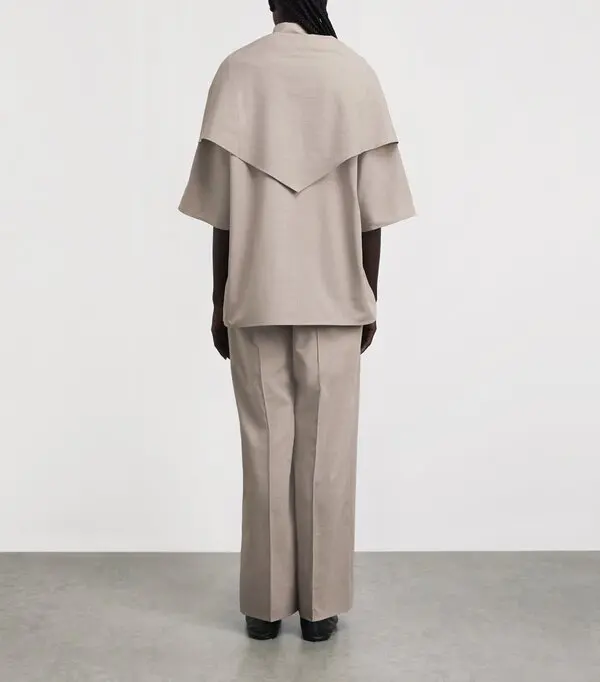 VORANIDA Layered-scarf Roth T-shirt