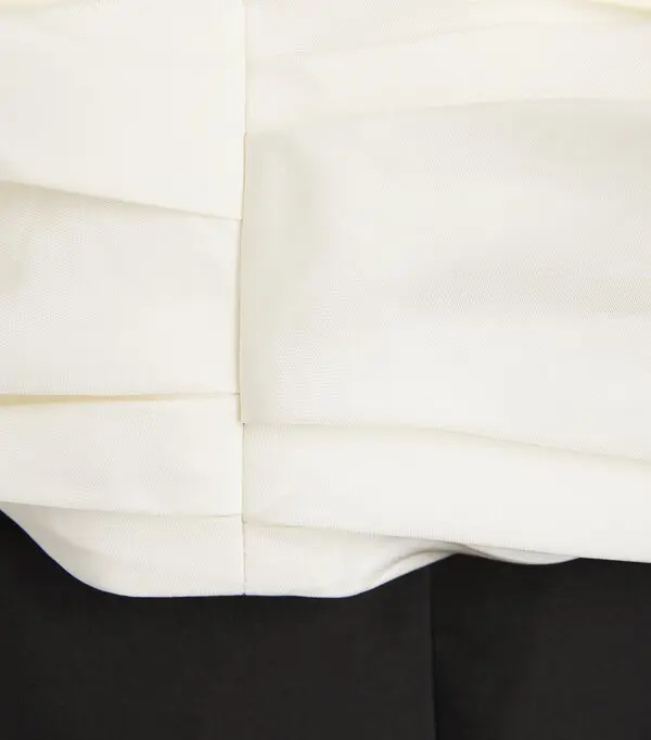 VORANIDA Silk-blend Ruched-detail Vetra Top