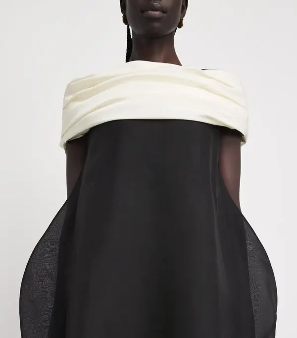 VORANIDA Silk Loom Midi Dress