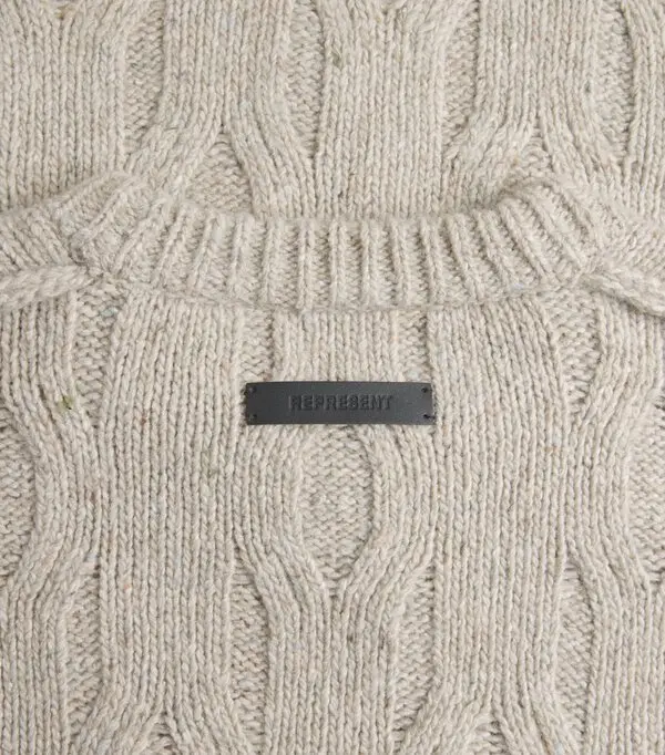 REPRESENT Wool-blend Distressed Sweater