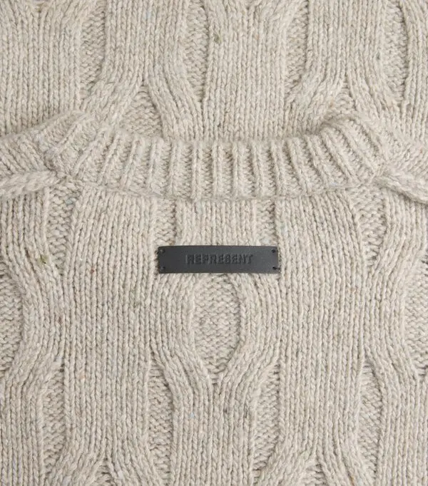 REPRESENT Wool-blend Distressed Sweater