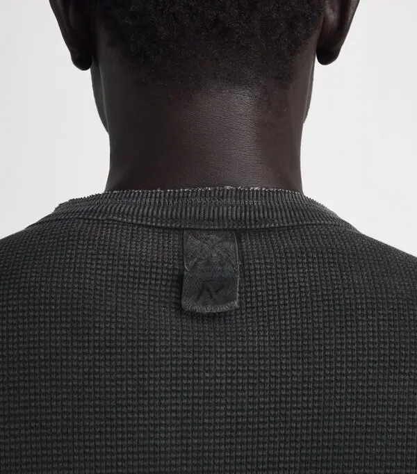 REPRESENT Heavyweight Cotton Henley Top