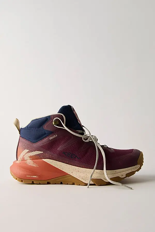 Keen Targhee Apex Waterproof Hiking Boots - Fig/burnt Brick