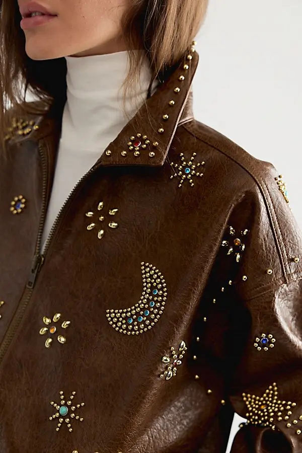 MOTHER The Zip It Vegan Leather Jacket