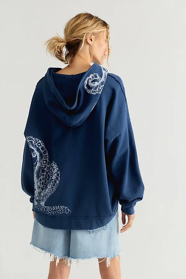 Free People Folklore Octopus Hoodie