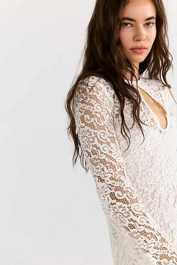 HANSEN & GRETEL Bianca Lace Maxi Dress