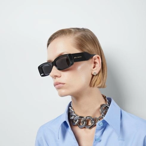 Gucci Rectangle Frame Sunglasses