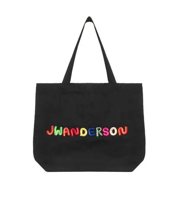 J.W.ANDERSON Jw Anderson Logo-embroidered Top Handle Bag
