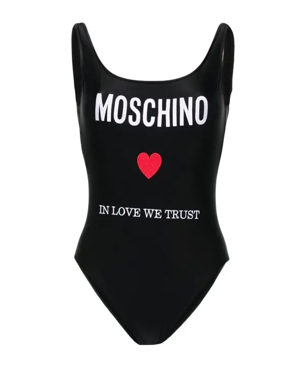 Moschino Embroidered One-piece Swimsuit