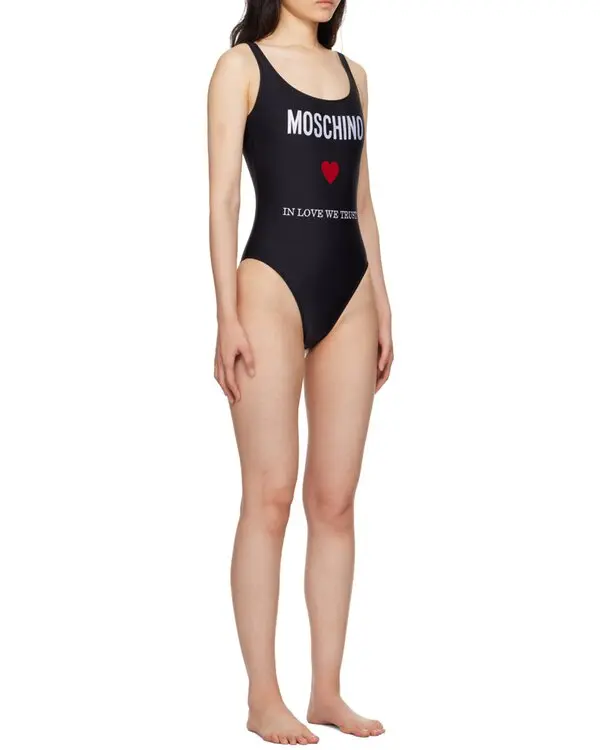Moschino Embroidered One-piece Swimsuit