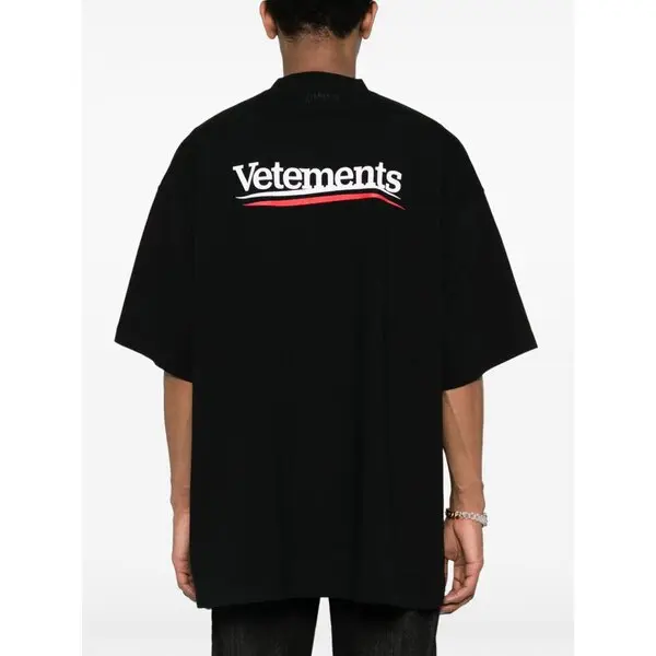Vetements Logo Printed Crewneck T-shirt