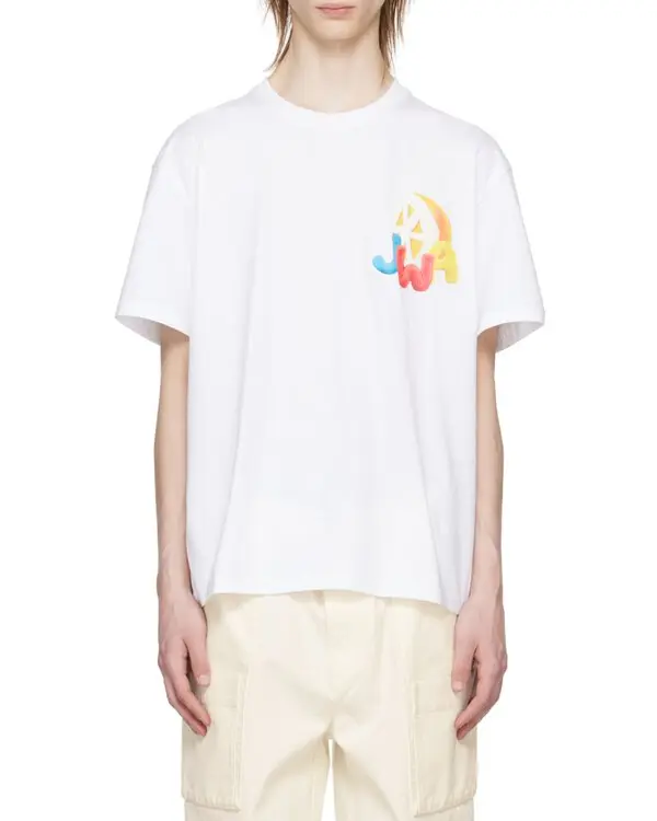 J.W.ANDERSON Jw Anderson Jwa Orange Printed T-shirt