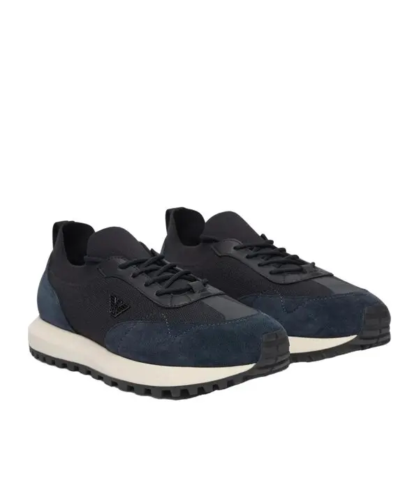 Emporio Armani Logo Patch Sneakers