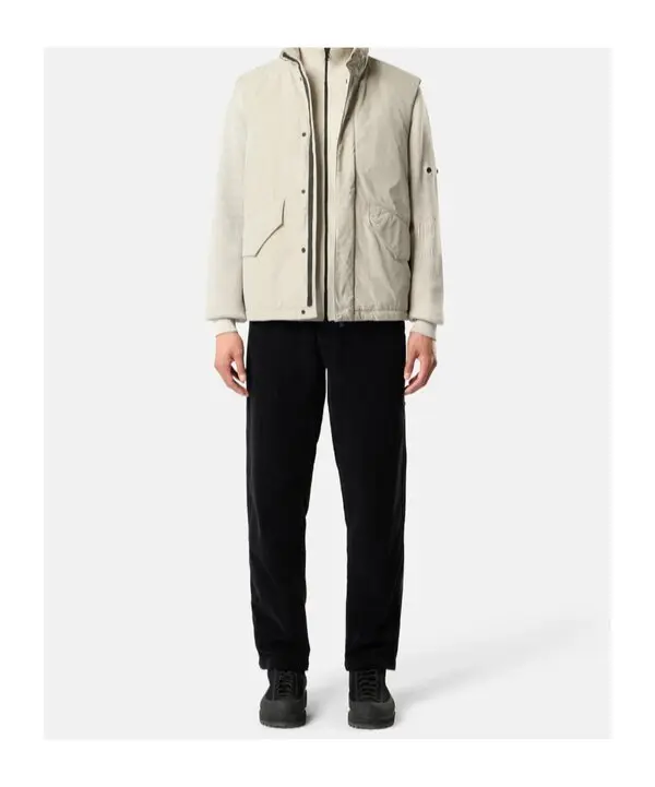 Stone Island Padded Vest With Packable Hood And Anti-drop