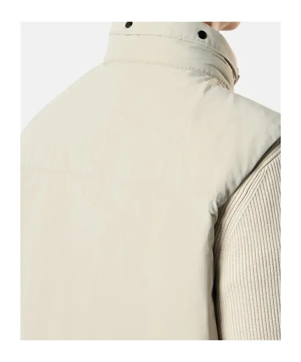Stone Island Padded Vest With Packable Hood And Anti-drop
