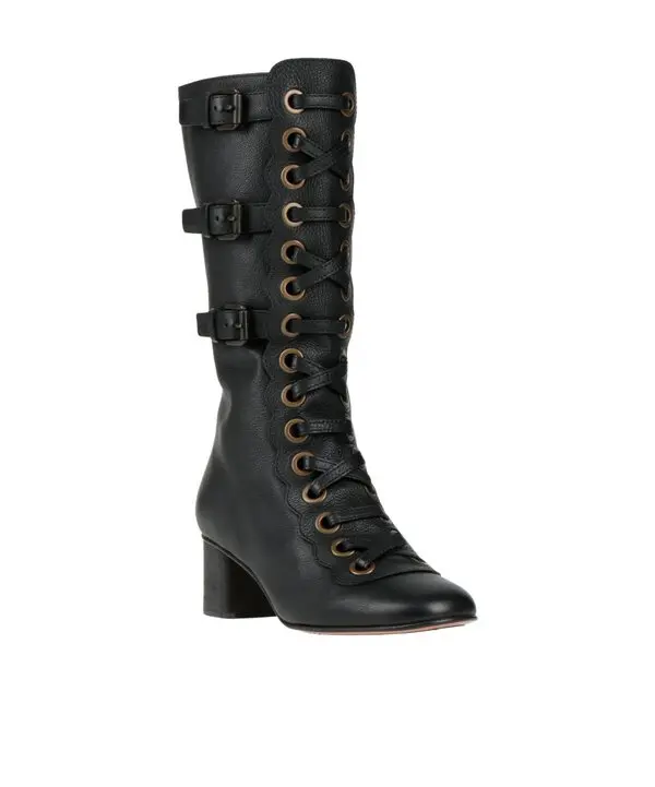 Chloé Minimal Leather Boots
