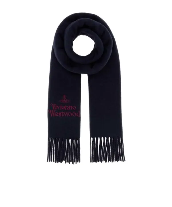 VIVIENNE WESTWOOD Embroidered Logo Scarf