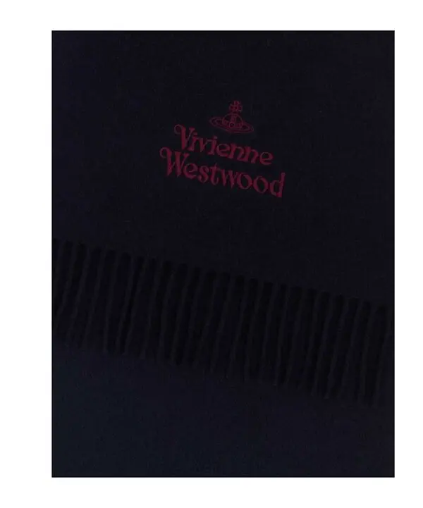 VIVIENNE WESTWOOD Embroidered Logo Scarf