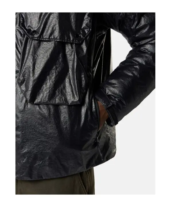 Stone Island Hooded Down Jacket With Water-resistant Membrane