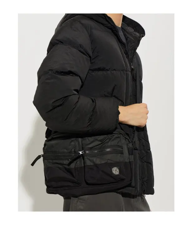 Stone Island Logo Patch Shoulder Bag