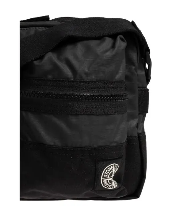 Stone Island Logo Patch Shoulder Bag