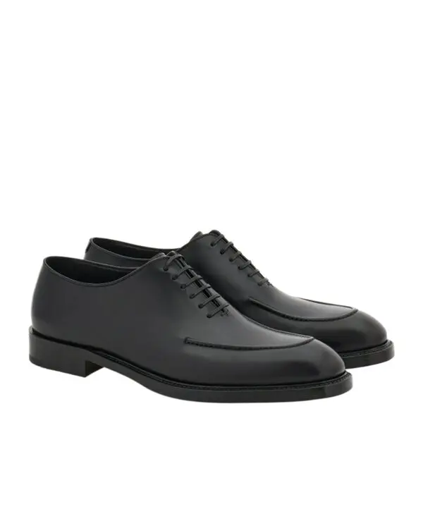 FERRAGAMO Oxford Shoe With Stitching Detail