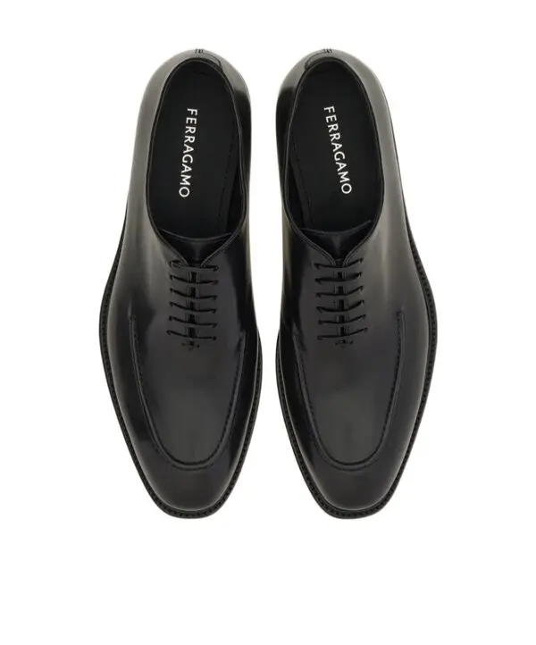 FERRAGAMO Oxford Shoe With Stitching Detail