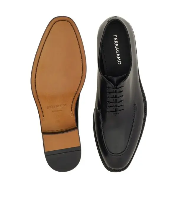FERRAGAMO Oxford Shoe With Stitching Detail