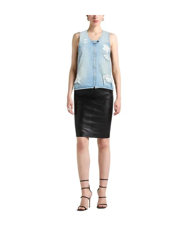 MAISON MARGIELA Lightwash Denim Gilet