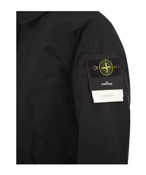 Stone Island Micro Reps Quilted Long Jacket