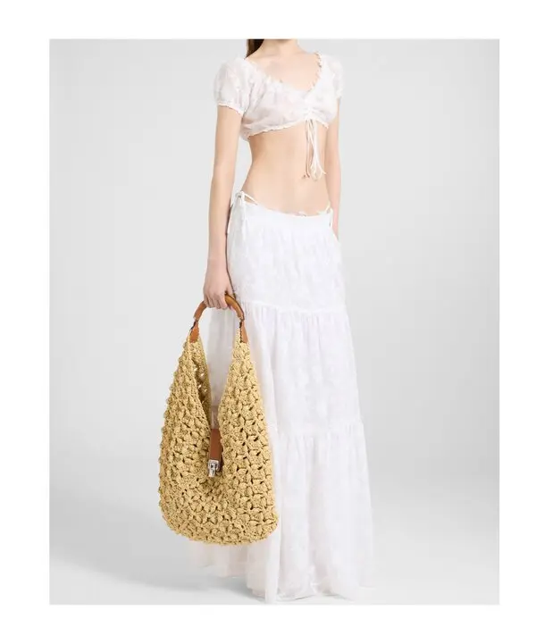 Ermanno Scervino Pleated Midi Skirt