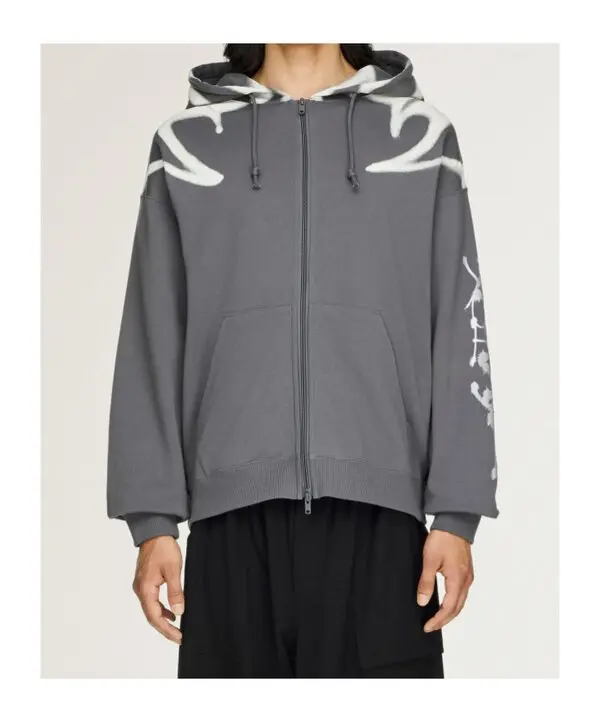Y3 Chito Graphic French Terry Zipper Hoodie