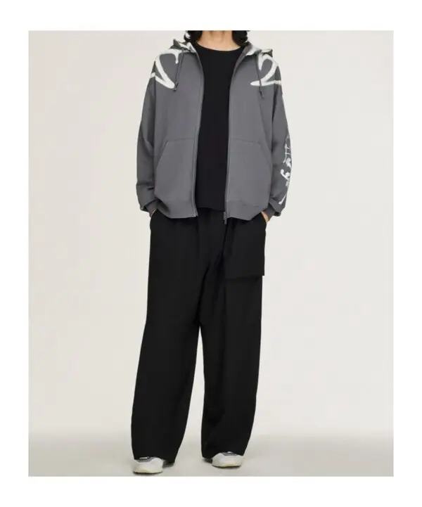 Y3 Chito Graphic French Terry Zipper Hoodie
