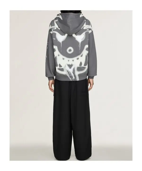 Y3 Chito Graphic French Terry Zipper Hoodie