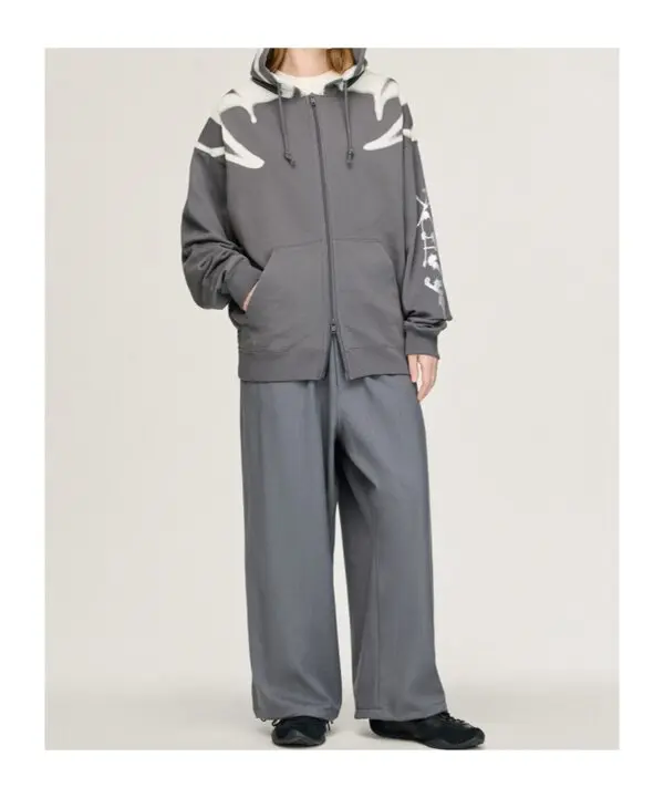 Y3 Chito Graphic French Terry Zipper Hoodie
