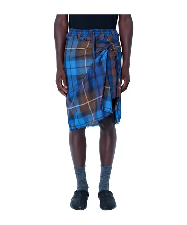 VIVIENNE WESTWOOD Checked Wrap Dress