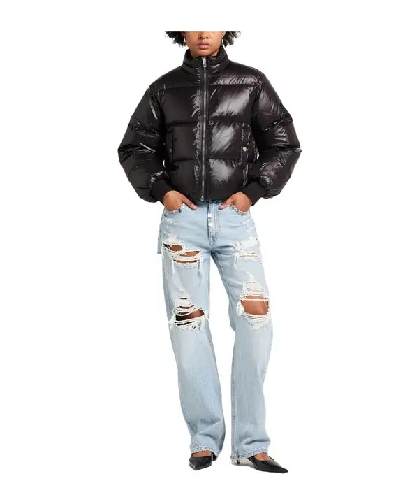 GANNI Solid Color Puffer Jackets