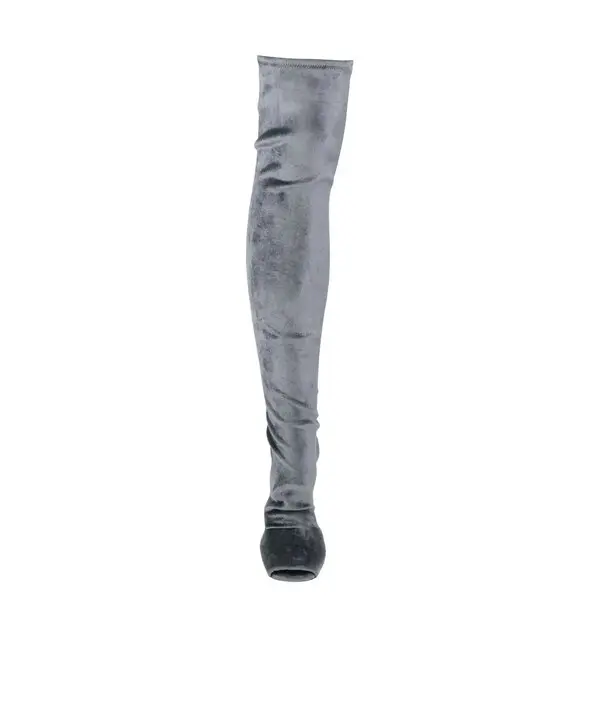 Rick Owens Chenille Over-the-knee Boots