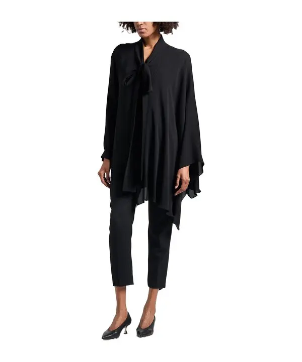 Balenciaga Solid Silk Shirts