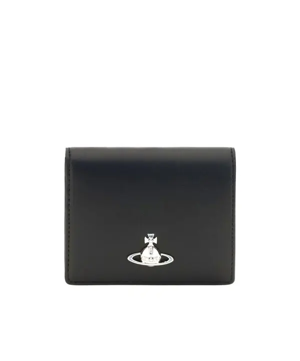VIVIENNE WESTWOOD Orb Compact Leather Wallet