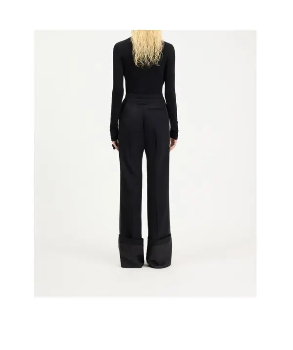 JEAN PAUL GAULTIER Leather-tag Long-sleeve Top