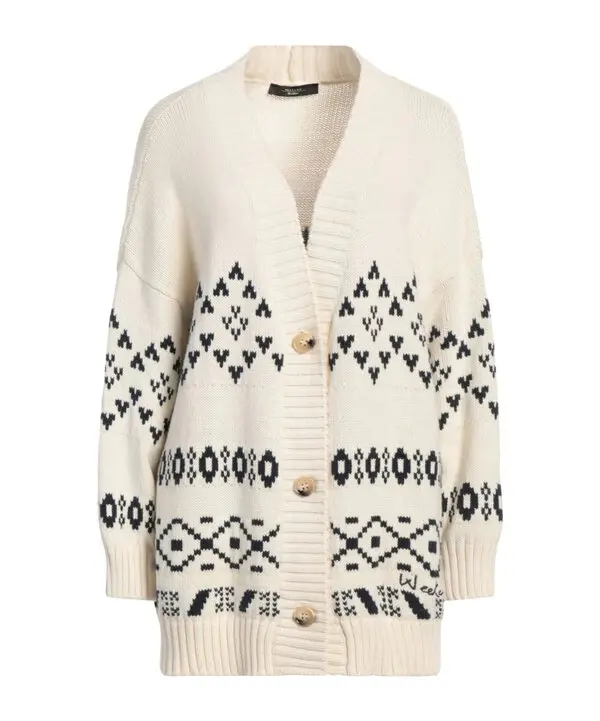 Max Mara Twotone Knit Cardigan
