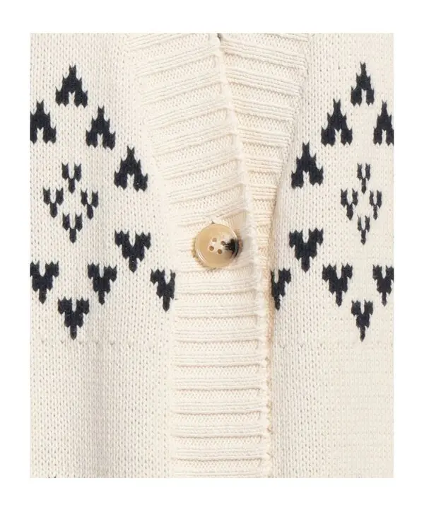 Max Mara Twotone Knit Cardigan