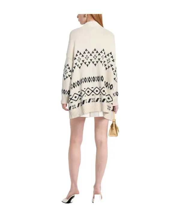 Max Mara Twotone Knit Cardigan