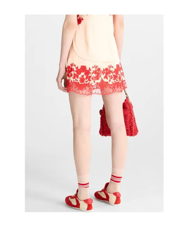 Ermanno Scervino Lace-trim Mini Skirt
