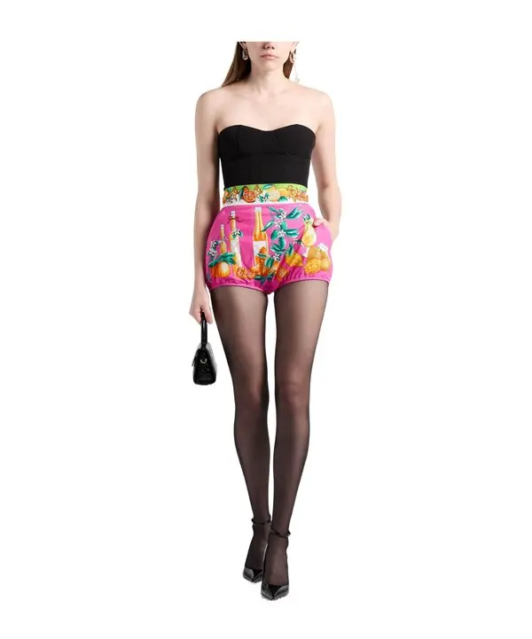 Dolce & Gabbana Multicolor Woven Shorts