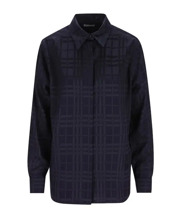 Burberry Long Sleeved Checked Shirt